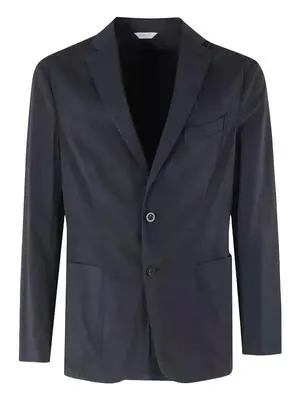Boglioli Single-breasted Notch-lapel Blazer - Blue