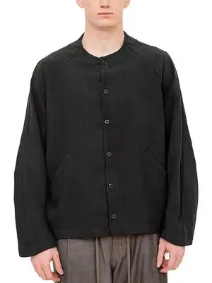DEVOA Raglan-sleeve Jacket - Black