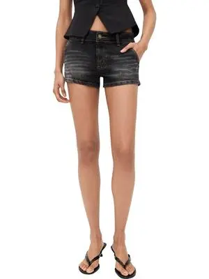 Lioness Gisele Denim Shorts - Charcoal