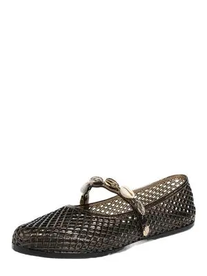 ANCIENT GREEK SANDALS Iro Jelly Flats - Black