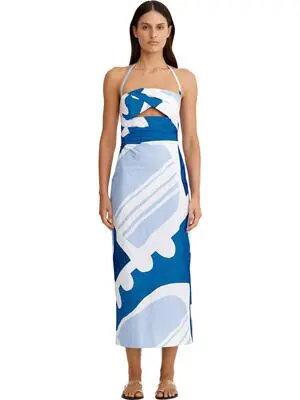 Significant Other Claire Printed Midi Dress - Shapes