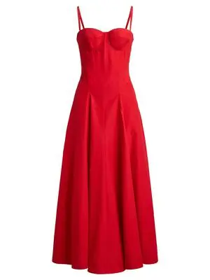 Ralph Lauren Cotton-blend Marigot Dress - Red