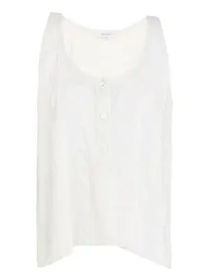 Crossley Light Cotton, Linen, And Silk Top - Grey