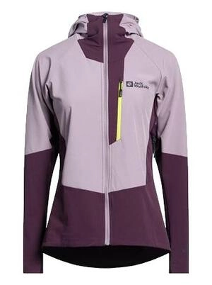 JACK WOLFSKIN Sweatshirt With Hood And Zipper Fastening - Plum