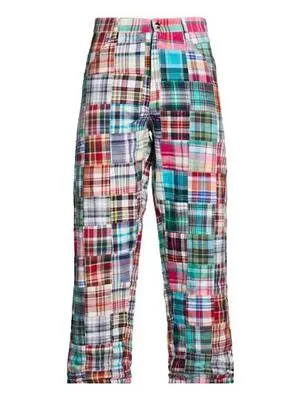 BARROW Tartan Patterned Cotton Pants - Blue