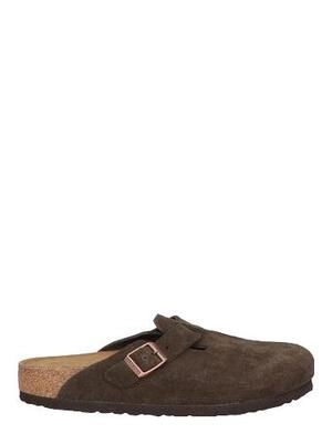 BIRKENSTOCK Dark Leather Mules & Clogs - Brown