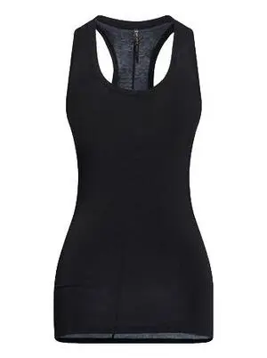 MANILA GRACE Tank Top Viscose Elastane Jersey - Black