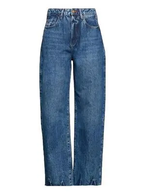 Armani Exchange High Waisted Wide Leg Jeans - Blue