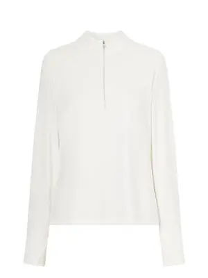 Varley Amren Half-zip Top - White