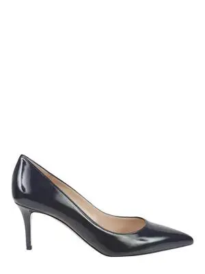 GIANVITO ROSSI 70mm Patent Leather Pumps - Blue