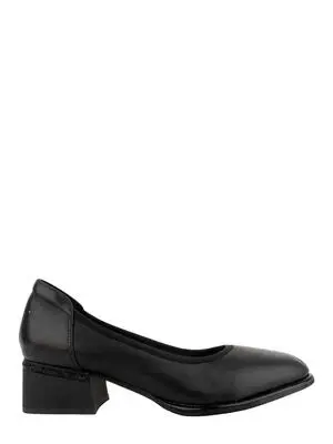 LINDA BAUMANN Crystal-embellished Block-heel Pumps - Black