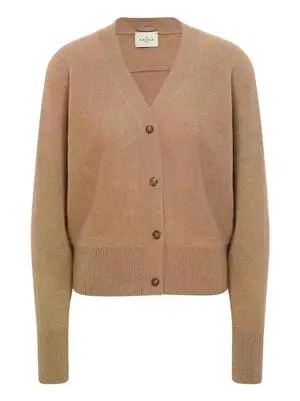 Le Kasha V-neck Button-up Cardigan - Brown