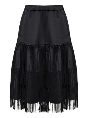 Comme Des Garçons Flared Skirt - Black