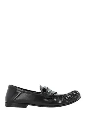 Marni Leather Loafers - Black