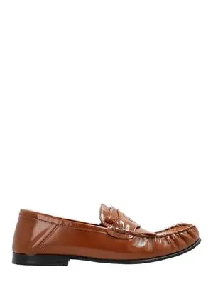 Marni Leather Loafers - Brown