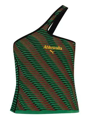 PUMA X Ahluwalia Ss26 Asymmetrical Top - Green