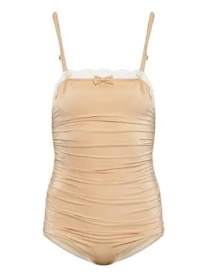 Chloé Lace Bodysuit - Beige