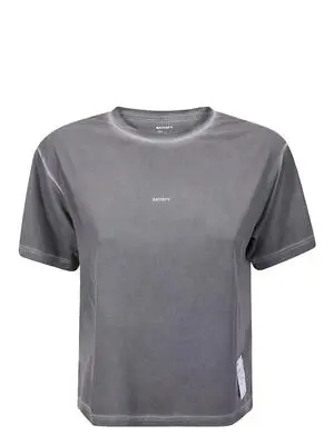 Satisfy Logo-print T-shirt - Grey
