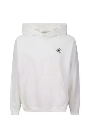 HTC LOS ANGELES Stud-embellished Sun Hoodie - White