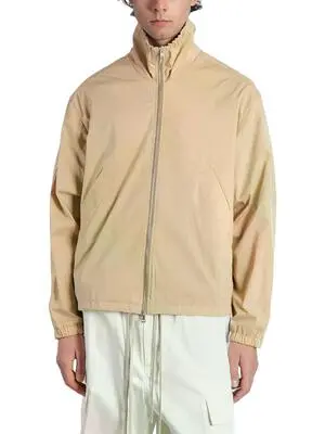 STATE OF ORDER Piped-trim High-neck Jacket - Neutrals