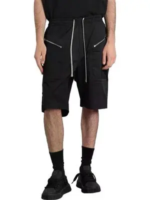 STATE OF ORDER Zip-pocket Drawstring Shorts - Black