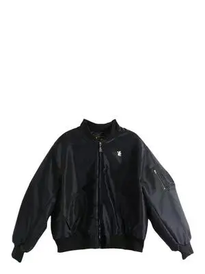 HELLSTAR Logo-patch Zip-up Jacket - Black