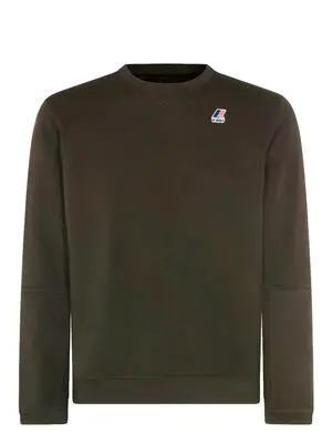 K-WAY Logo-patch Sweater - Brown