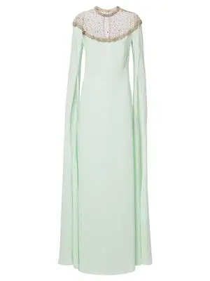 Costarellos Embellished Gown - Green