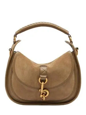 Burberry Clip Messenger Top-handle Bag - Brown