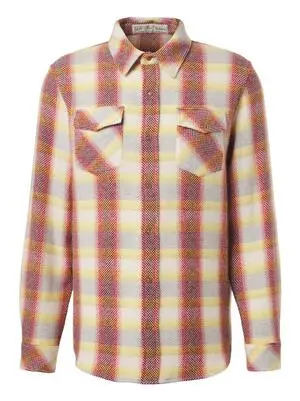 GOD'S TRUE CASHMERE Rose Blume Cashmere Shirt With Sunstone - Multicoloured