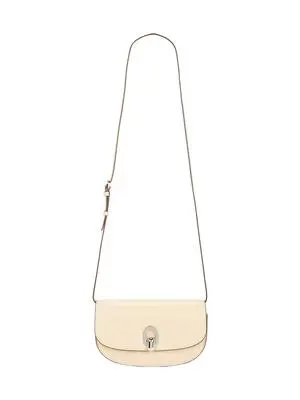 Savette Tondo Crescent Bag - Bone