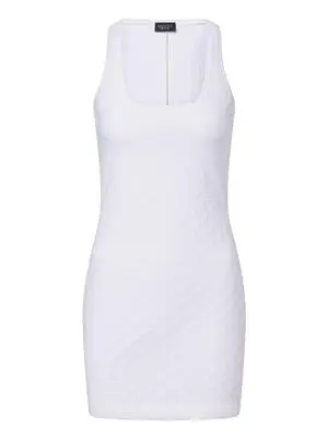 Gucci Gg Jacquard Minidress - White
