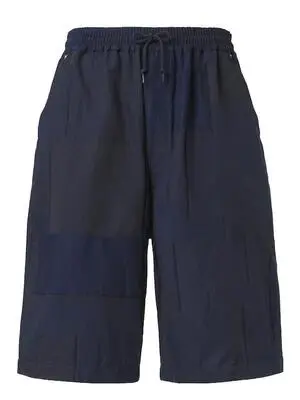 Comme Des Garçons Cotton-blend Bermuda Shorts - Blue