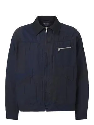 Comme Des Garçons Cotton-blend Blouson Jacket - Blue