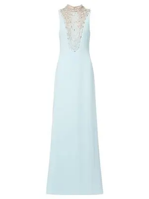 Costarellos Embellished Gown - Blue