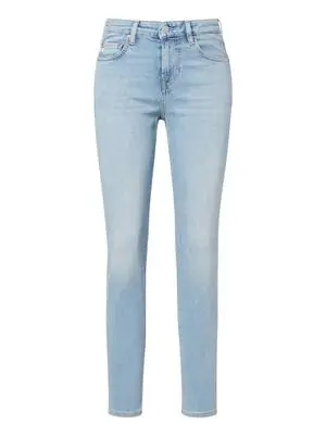 Ag Girlfriend Skinny Jeans - Blue