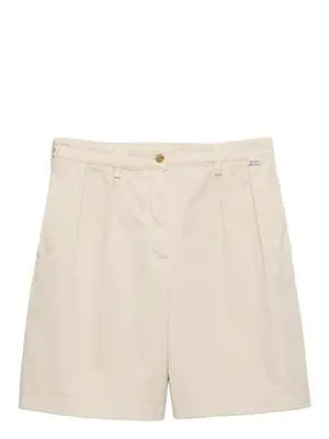 Prada Old Gabardine Bermuda Shorts - Neutral