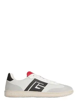 Balmain Swan Suede And Leather Trainers - Multicolor