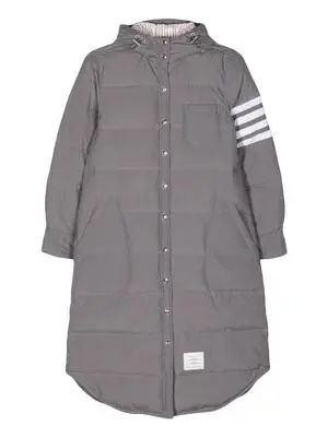 Thom Browne 4-bar Long Down Jacket - Grey