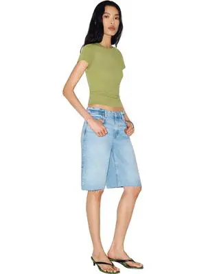 REFORMATION Max Slim T-shirt - Green