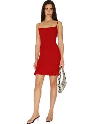 Reformation Stella Knit Midi Dress In Black - 60% Off | Editorialist
