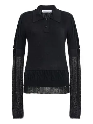 Marie Adam-Leenaerdt Polo All In Top - Black