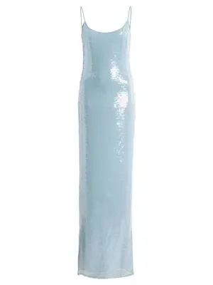 THE NEW ARRIVALS ILKYAZ OZEL Ilkyaz Ozel Exclusive Isis Maxi Dress Light Blue