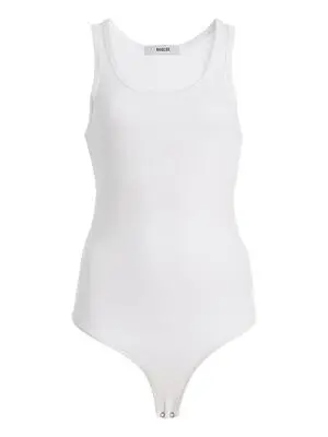 AGOLDE Maria Ribbed Tank Bodysuit