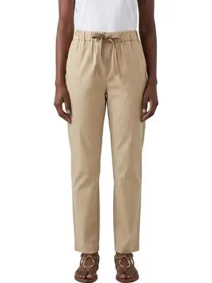 SEMICOUTURE Drawstring Waist Trousers - Yellow