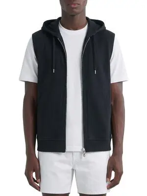 Brunello Cucinelli Sleeveless Zip-up Hoodie - Black