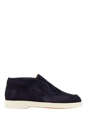 Santoni Desert Suede Ankle Boot - Blue