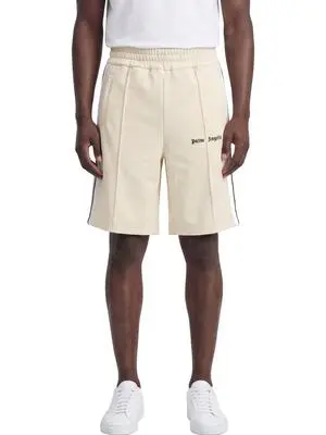 Palm Angels Track Shorts - Ivory
