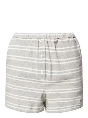 4TH & RECKLESS Stripe Cotton-jersey Shorts - Multi