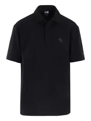 Y’s X New Era Logo Rugger Polo T-shirt - Black